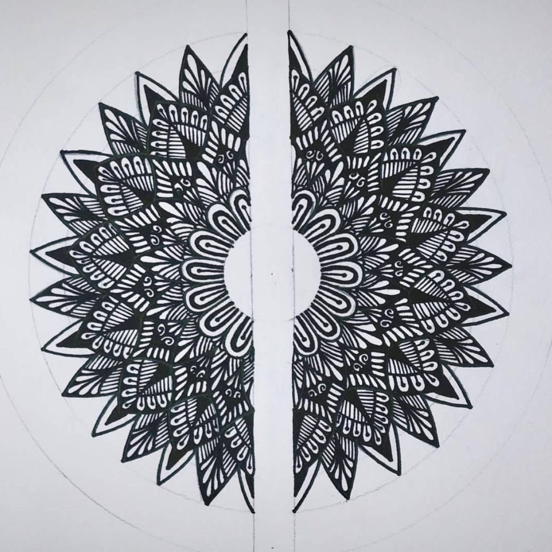 Mandala drawing • Recipes for Wellbeing