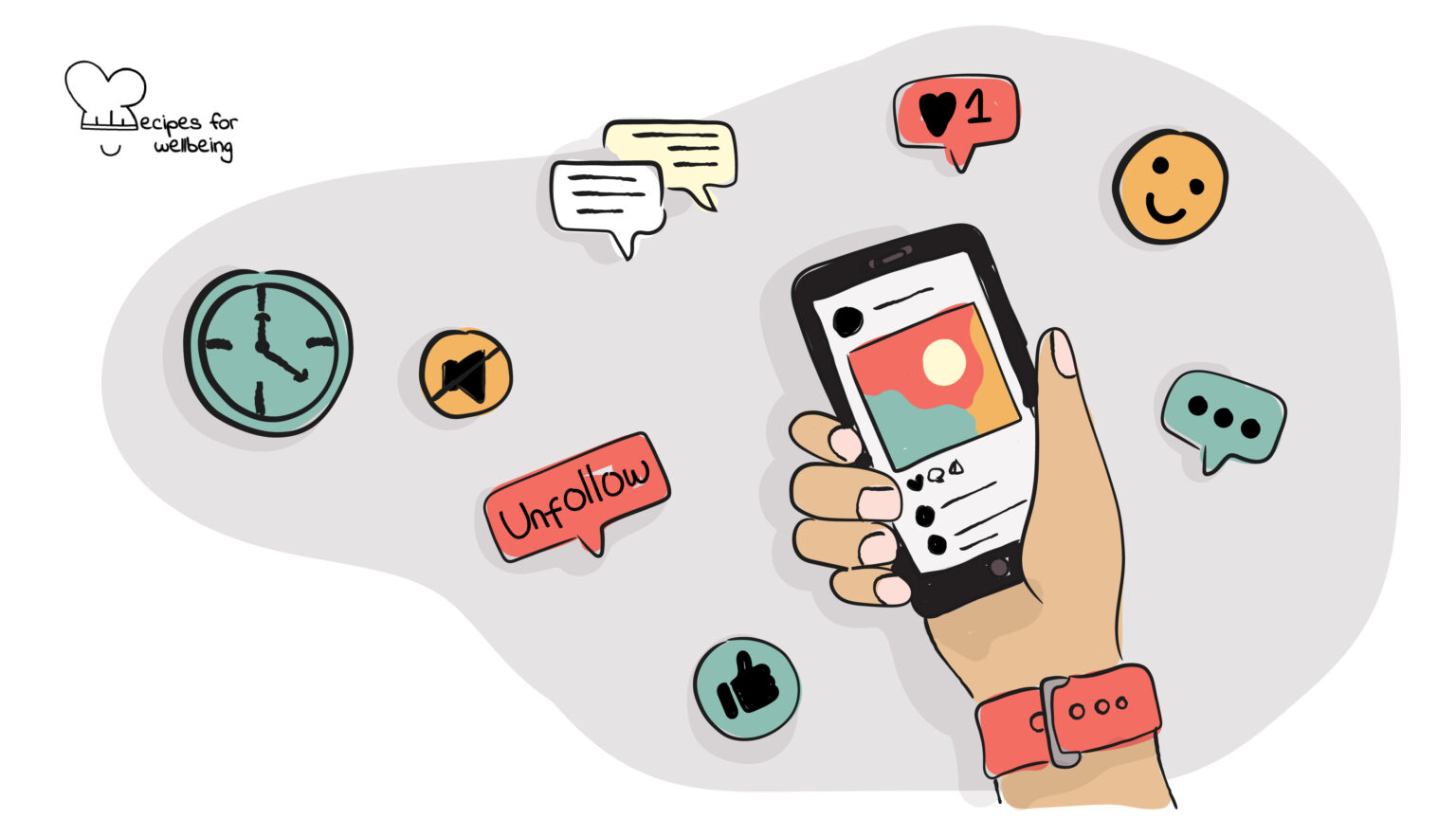 Controlling your social media feeds • Recipes for Wellbeing